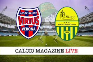 Virtus Verona-Caldiero Terme 5-2: diretta live e risultato finale